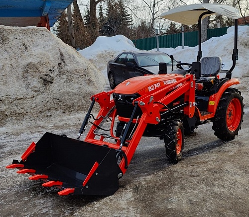 Фронтальный погрузчик для минитрактора ZimAni Kubota с авто-горизонтом ...